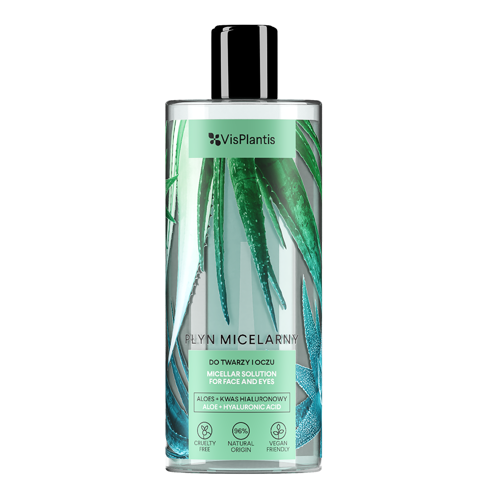Vis Plantis face-moisturising micellar water with aloe vera and hyalur ...