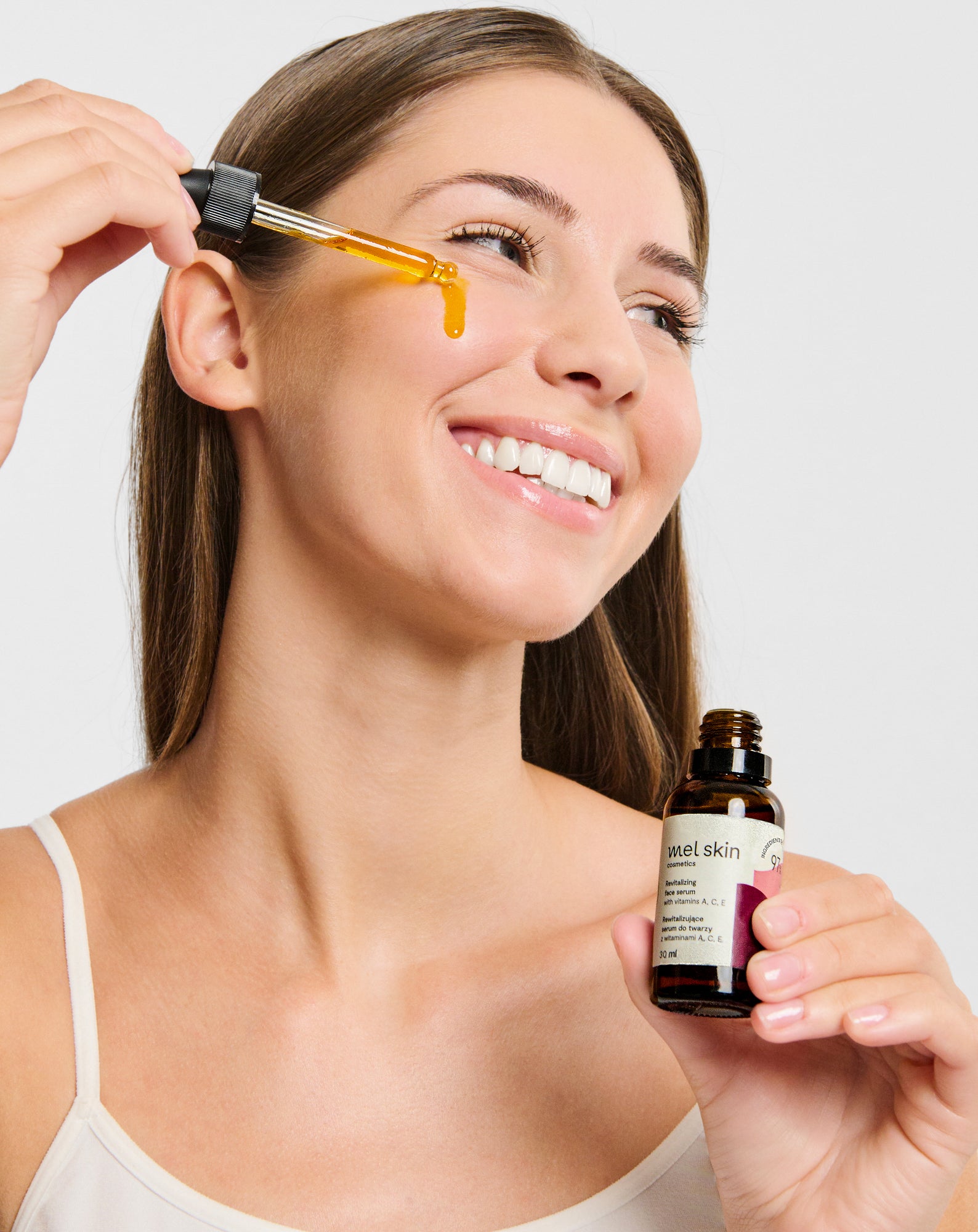 Mel Skin revitalising face serum with vitamins C, A and E – Nutridome IE